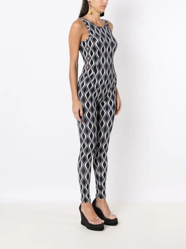 AMIR SLAMA Graphic-print Jumpsuit