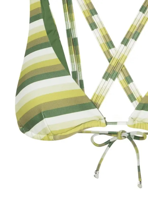 AMIR SLAMA Striped Strappy Bikini
