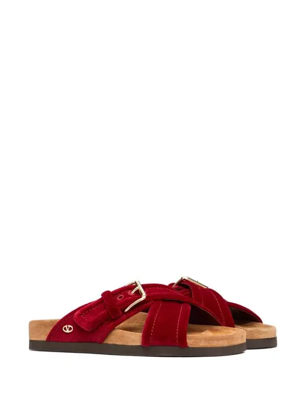 Valentino Garavani 30mm Fussfriend Sandals - Red