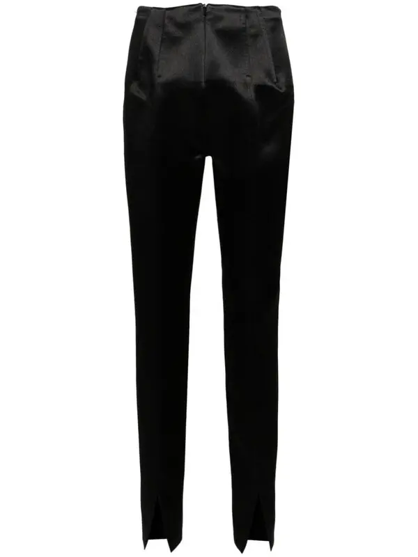 Sportmax Satin-weave Low-rise Trousers