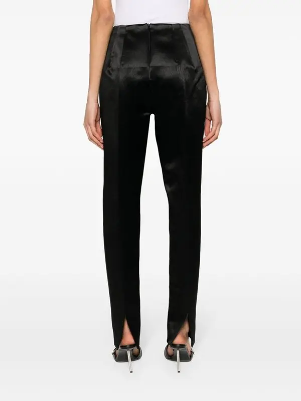 Sportmax Satin-weave Low-rise Trousers