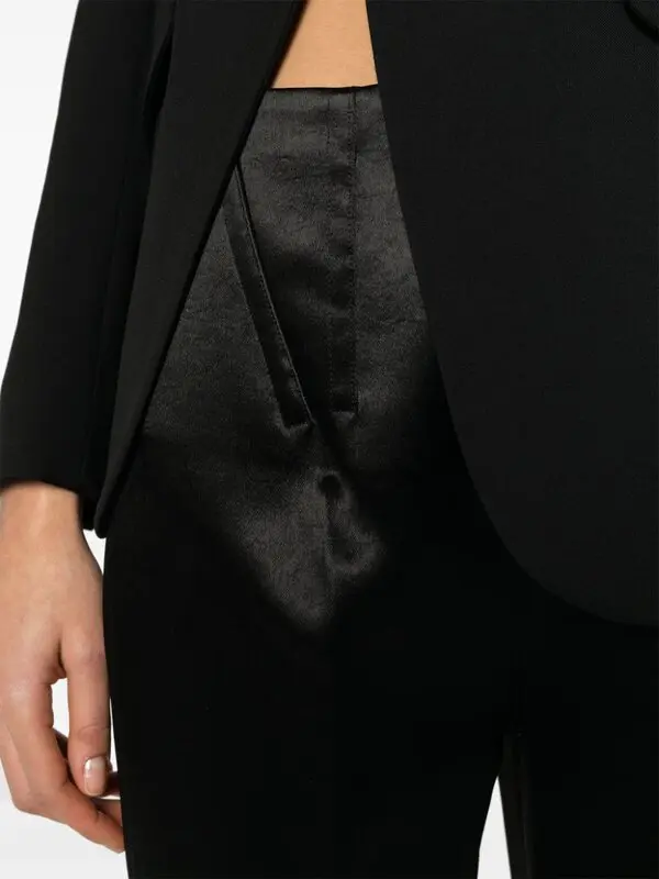 Sportmax Satin-weave Low-rise Trousers