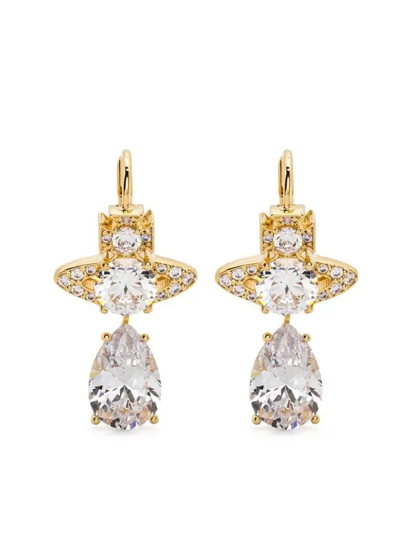 VIVIENNE WESTWOOD Ismene Orb-detail Drop Earrings - Gold