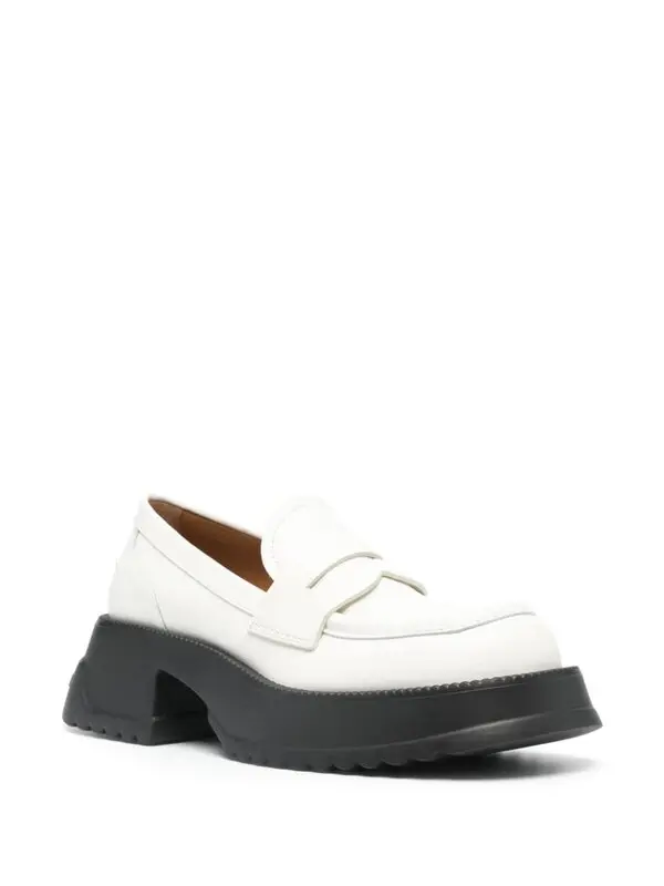 Marni Two-tone Leather Loafers