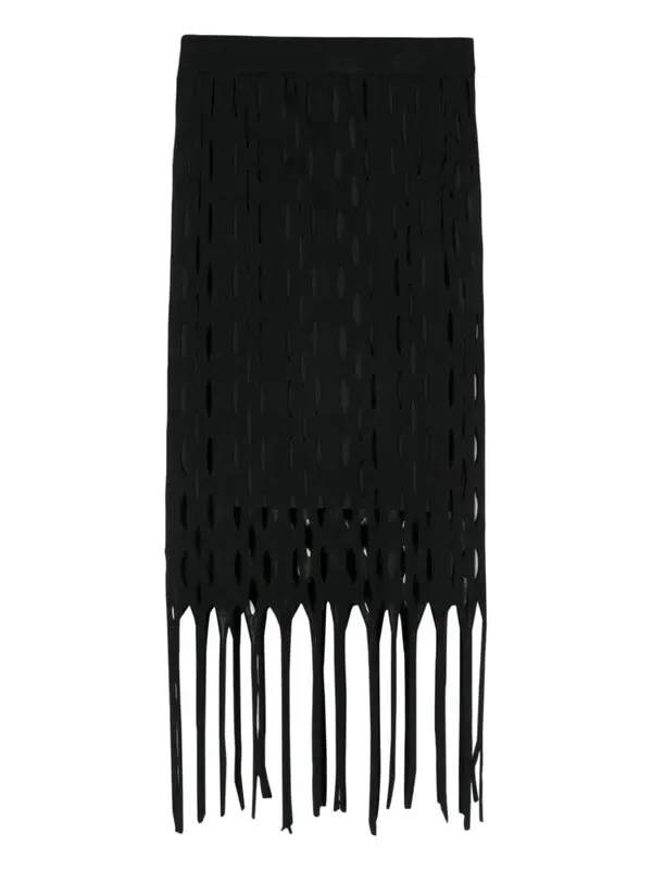 Pinko Cut-out Knitted Skirt