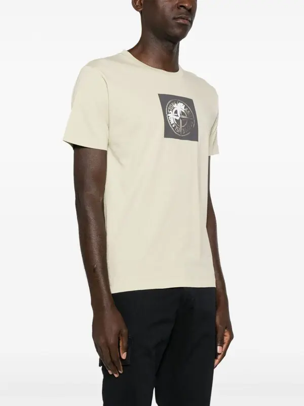 Stone Island Compass-print Cotton T-shirt