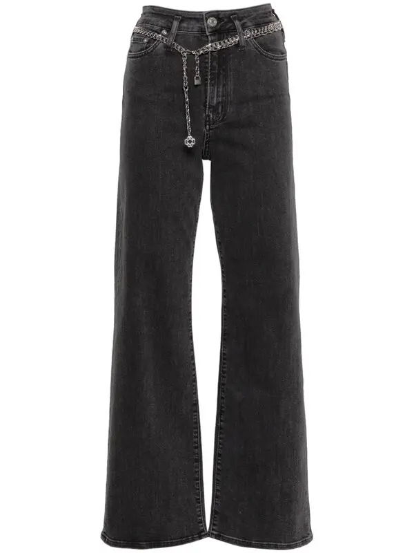 Maje High-rise Wide-leg Jeans