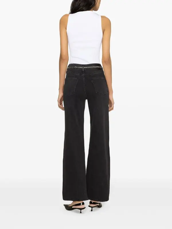 Maje High-rise Wide-leg Jeans