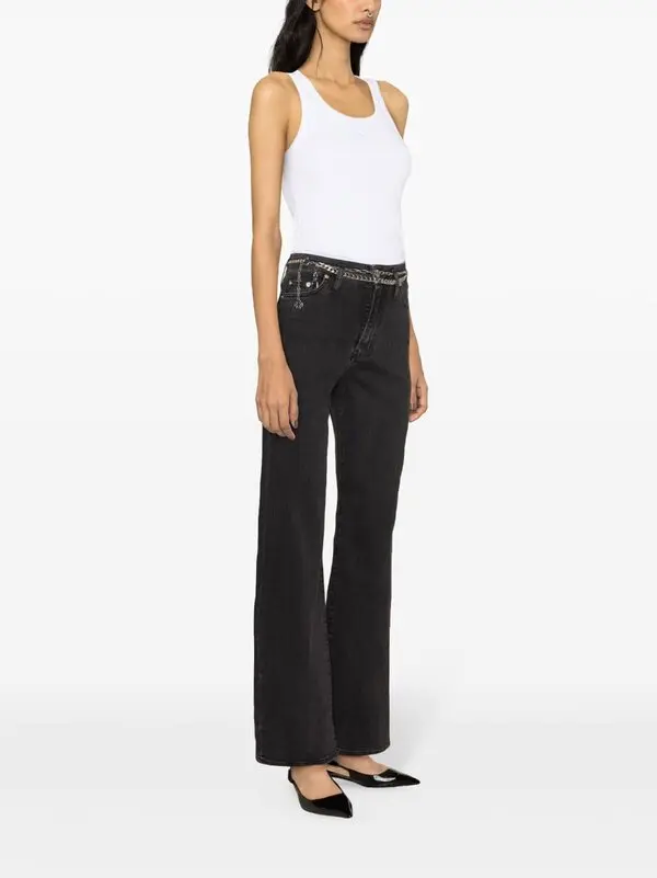 Maje High-rise Wide-leg Jeans