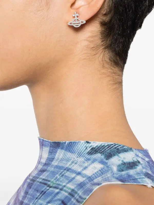 VIVIENNE WESTWOOD Calliope Embellished Orb-plaque Earrings