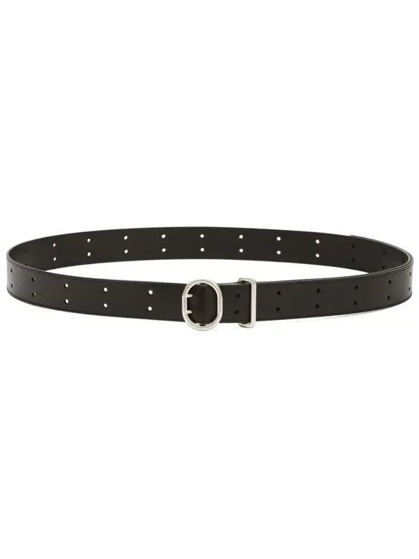 JIL SANDER Cannolo Leather Belt
