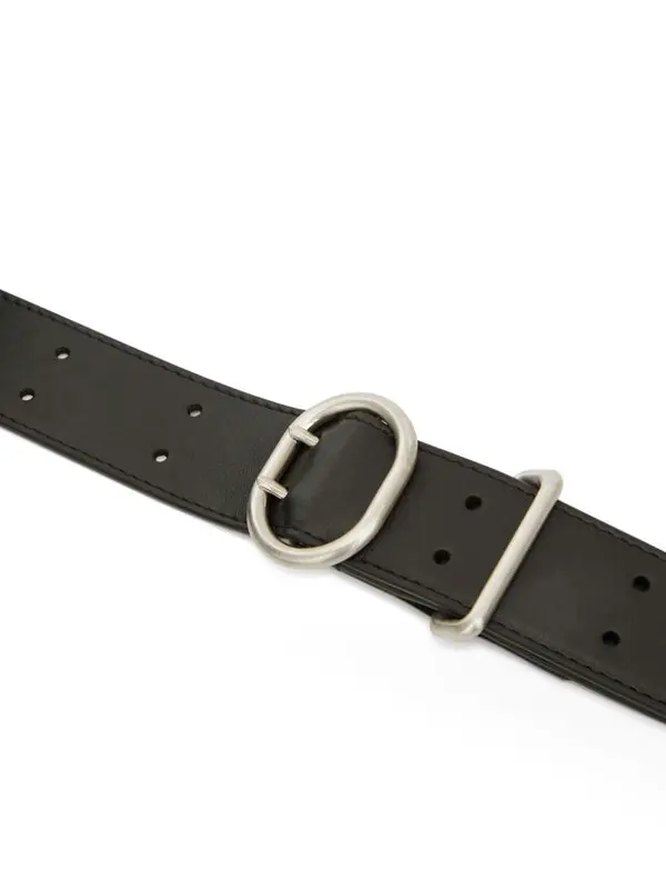 JIL SANDER Cannolo Leather Belt