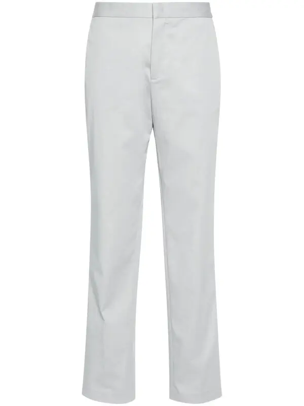 Fabiana Filippi Straight-leg Gabardine Trousers - Grey