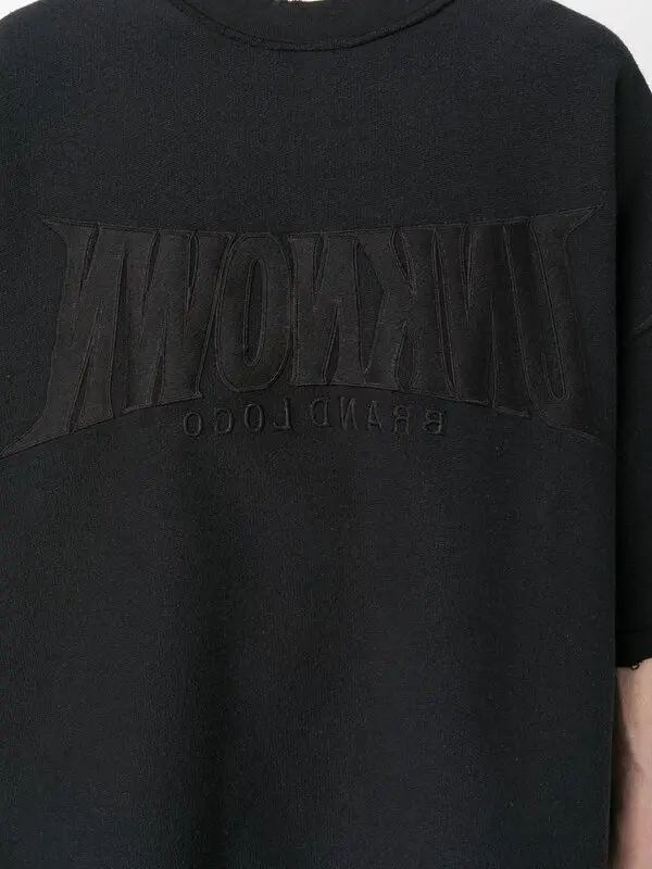 Vetements Oversized Cotton Blend Appliqué Sweatshirt