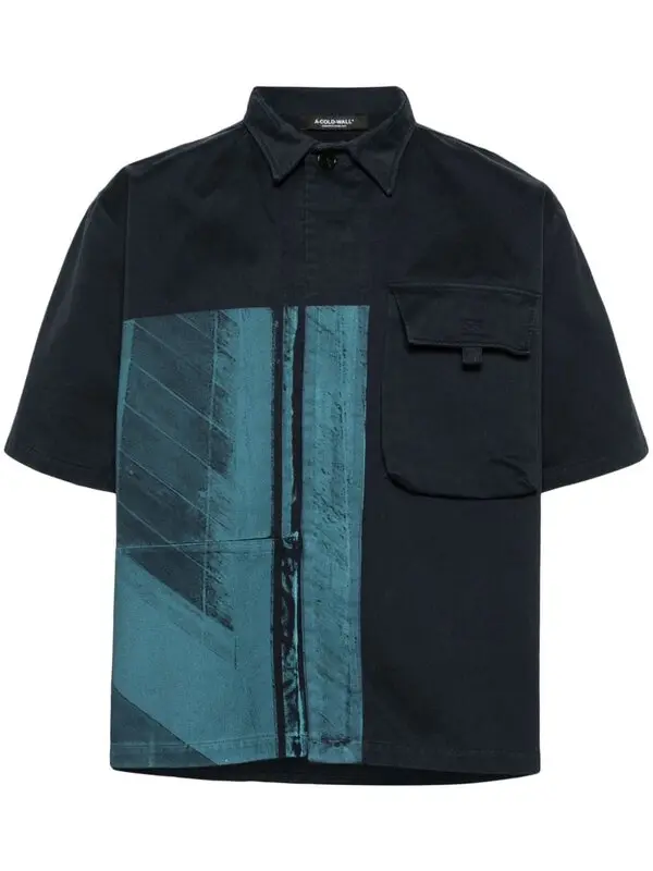 A-COLD-WALL* Strand Cotton Shirt - Blue