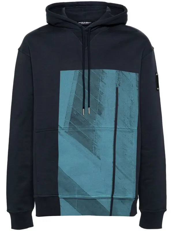 A-COLD-WALL* Strand Cotton Hoodie - Blue