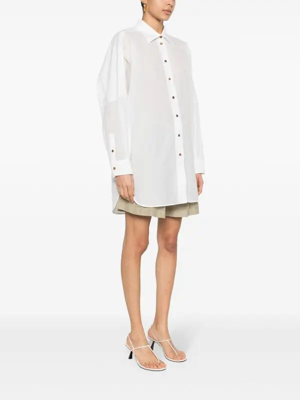 Philosophy Di Lorenzo Serafini Drop-shoulder Crepe Shirt