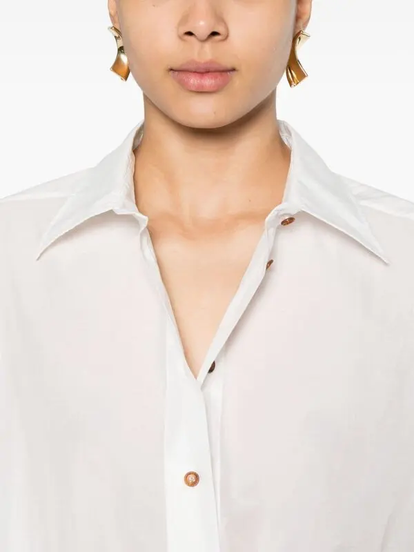 Philosophy Di Lorenzo Serafini Drop-shoulder Crepe Shirt