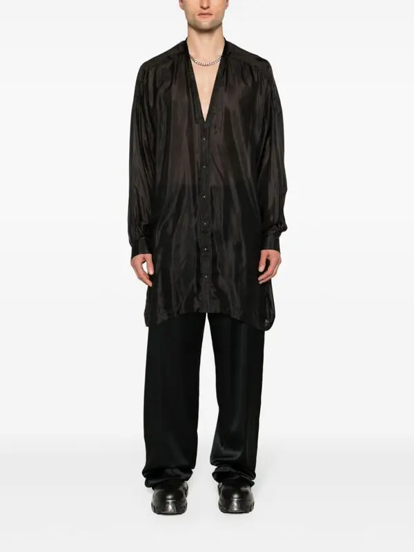 Rick Owens Lido Larry Silk Shirt