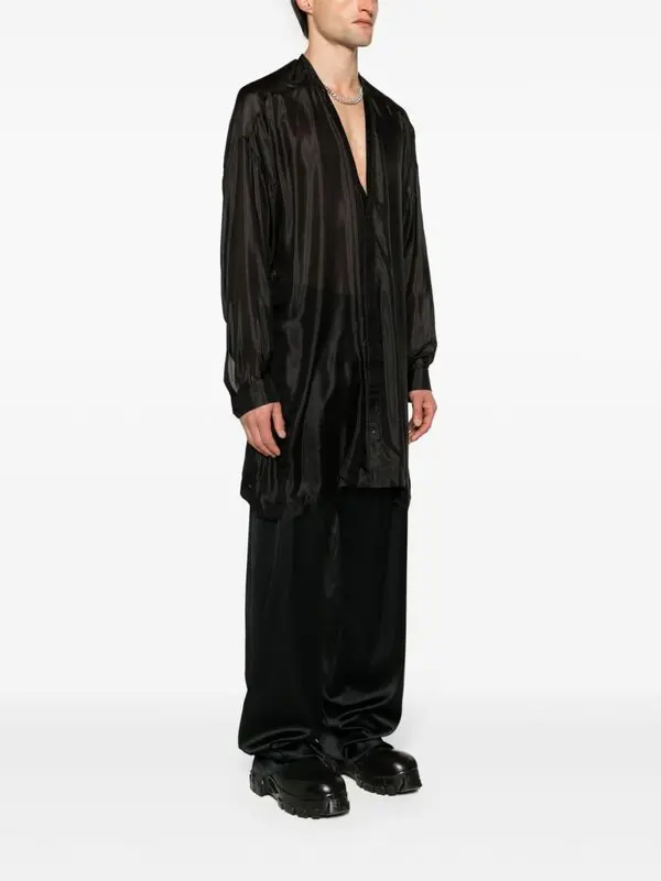 Rick Owens Lido Larry Silk Shirt