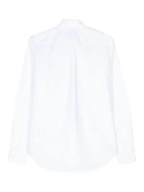 Maison Kitsuné Fox Head-embroidered Shirt