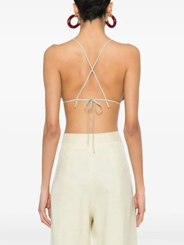 Philosophy Di Lorenzo Serafini Triangle-cup Top - Grey