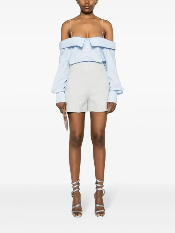 Giuseppe Di Morabito Rhinestoned Poplin Shirt