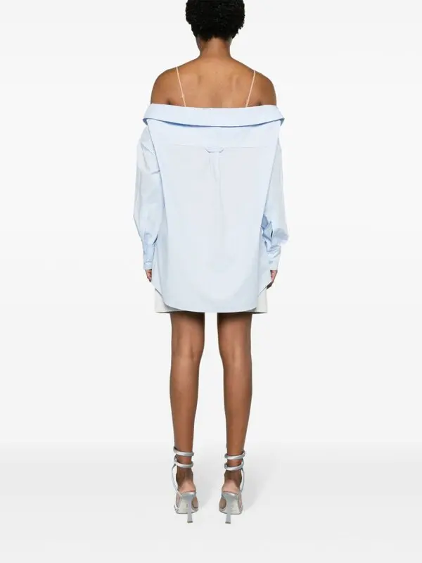 Giuseppe Di Morabito Rhinestoned Poplin Shirt