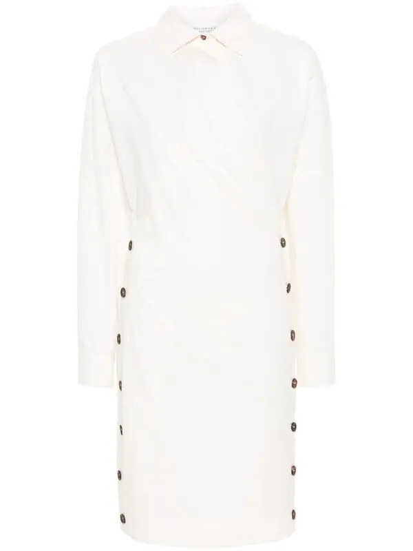 Philosophy Di Lorenzo Serafini Poplin Wrap Mini Dress