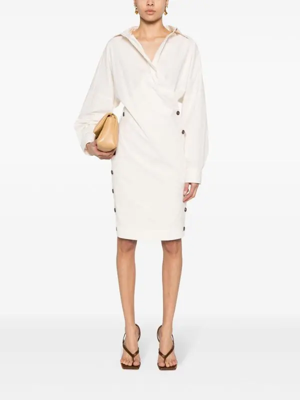Philosophy Di Lorenzo Serafini Poplin Wrap Mini Dress