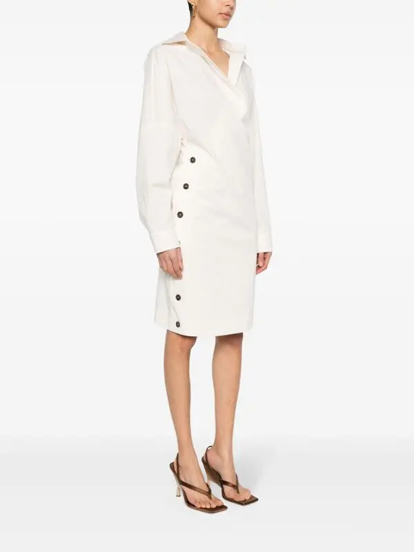 Philosophy Di Lorenzo Serafini Poplin Wrap Mini Dress