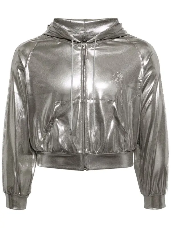 DOUBLET Foiled Hoodie - Silver