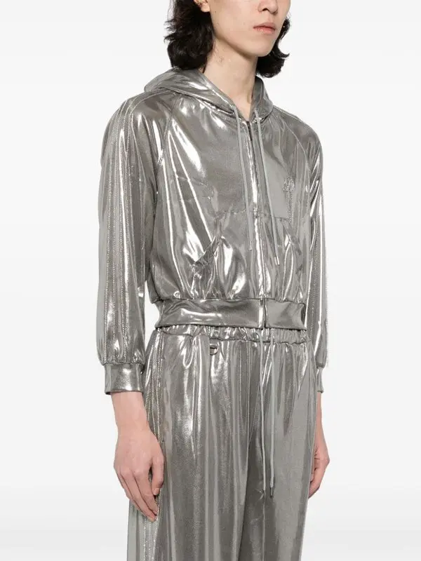 DOUBLET Foiled Hoodie - Silver