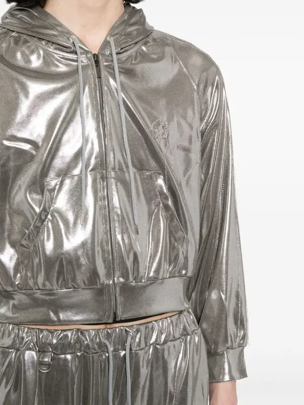 DOUBLET Foiled Hoodie - Silver