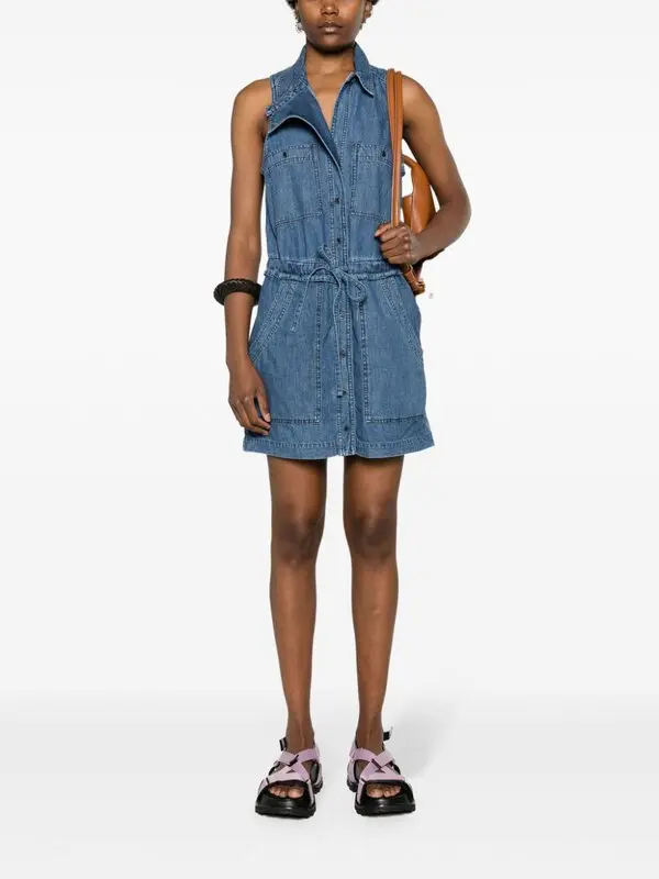 MARANT ETOILE Ines Denim Mini Dress