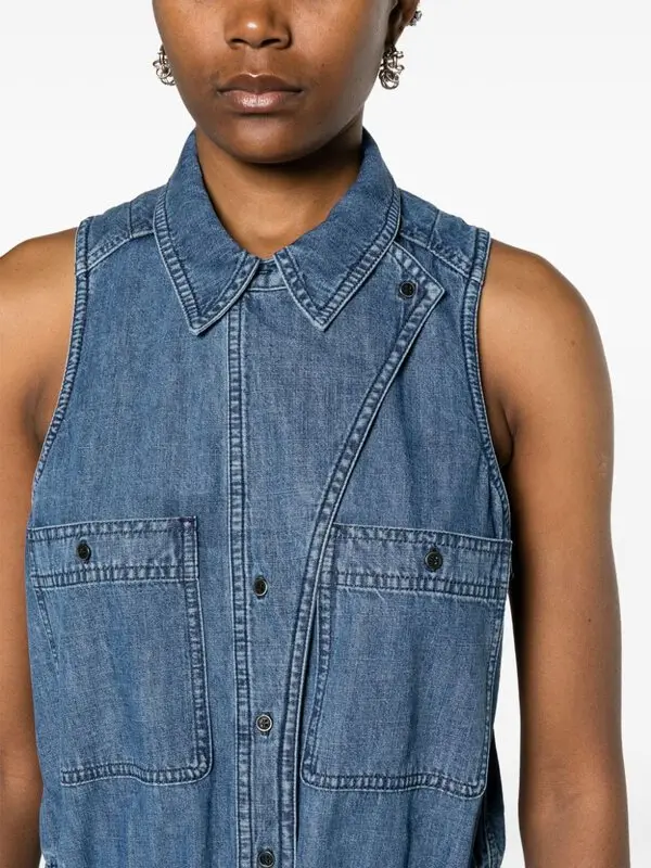 MARANT ETOILE Ines Denim Mini Dress