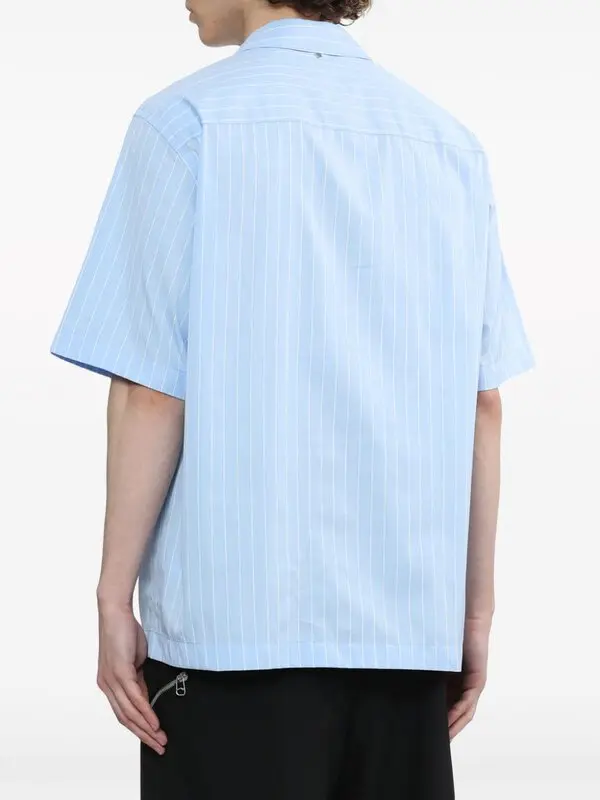 OAMC Striped Slogan-print Shirt