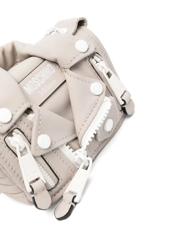 Moschino Mini Biker Leather Bag