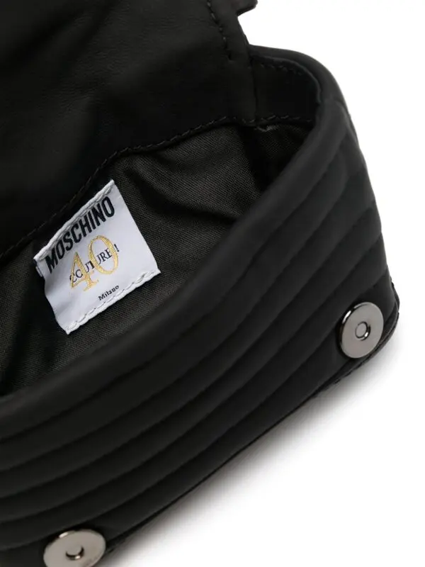 Moschino Mini Biker Leather Bag