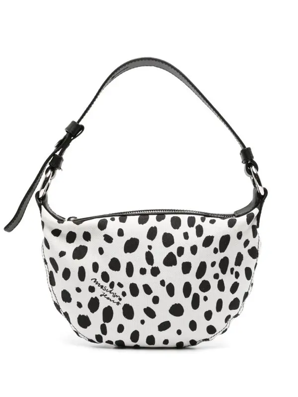 Moschino Spot-print Cotton Shoulder Bag