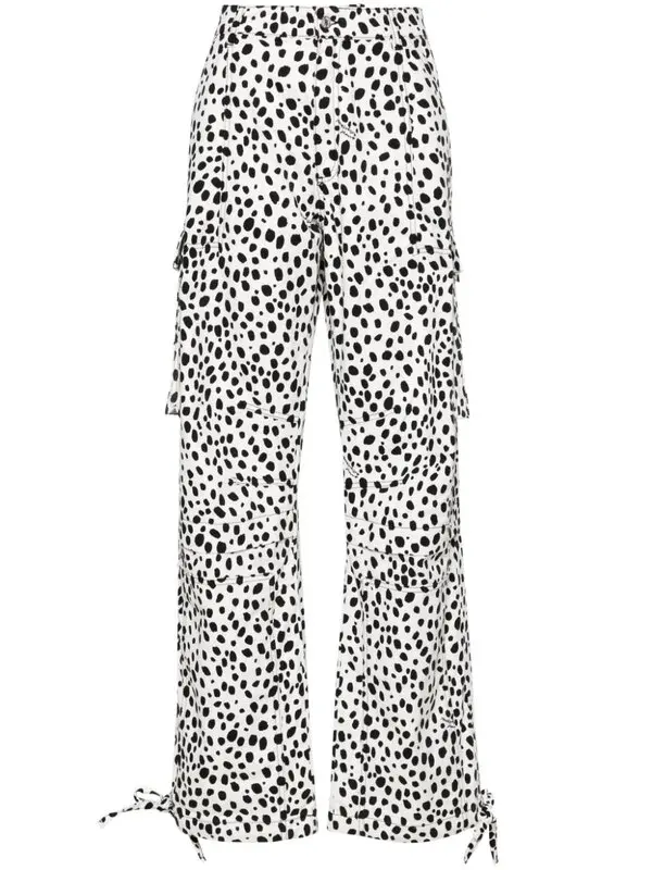 Moschino Spot-print Cargo Trousers