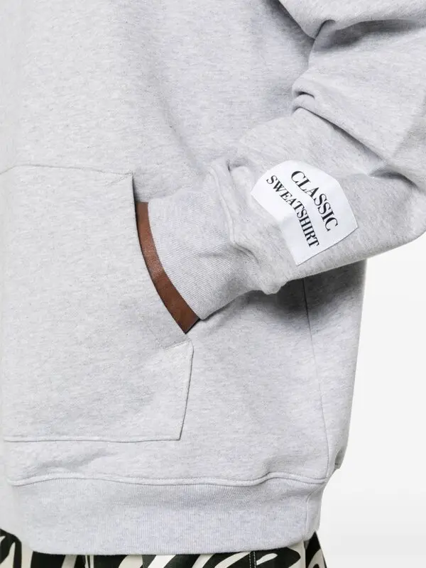 Moschino Slogan-patch Cotton Hoodie