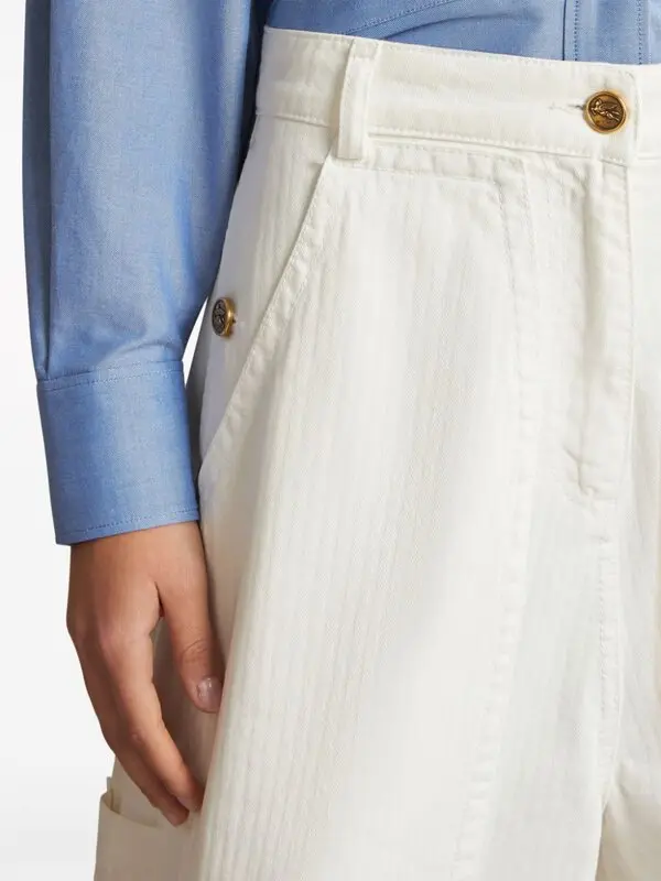 Etro Jacquard Wide-leg Jeans