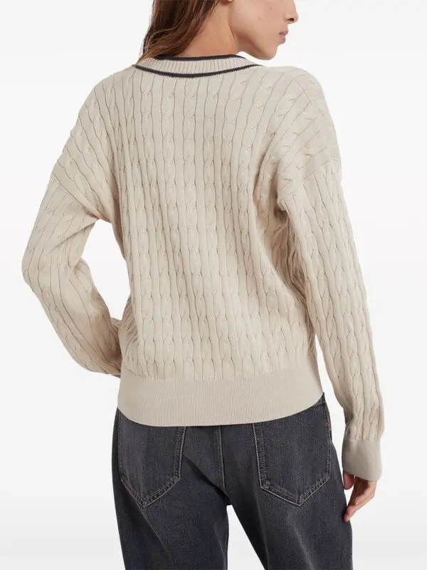 Brunello Cucinelli Cable-knit Cotton Jumper