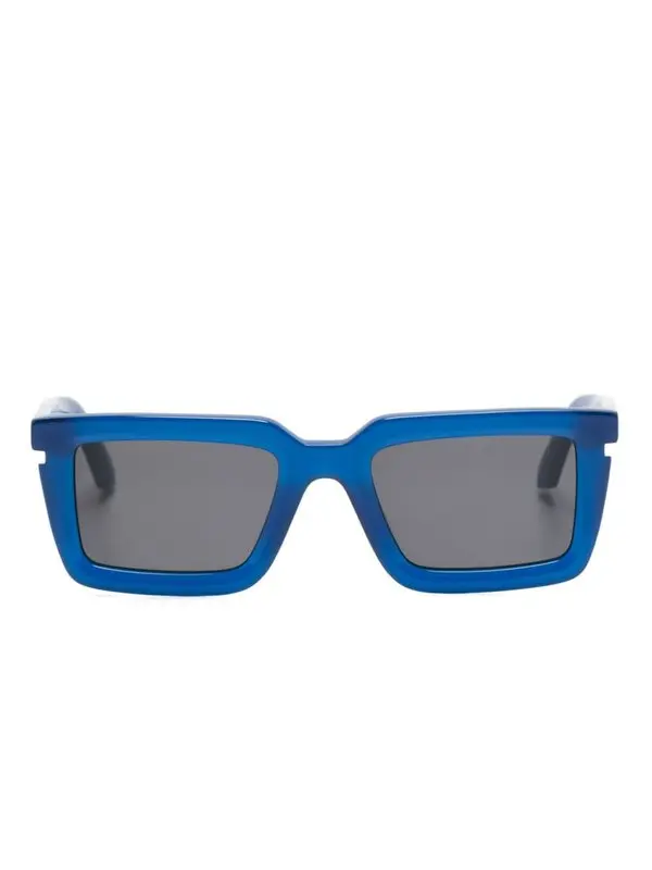 Off-White Rectangle-frame Sunglasses - Blue
