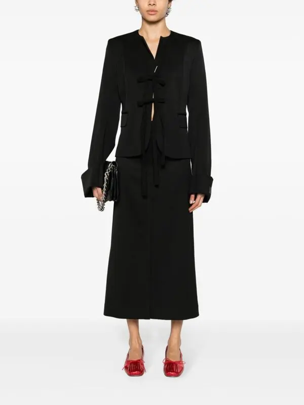 MAISON MARGIELA High-waist Twill Midi Skirt