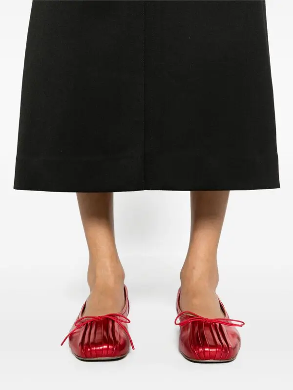 MAISON MARGIELA High-waist Twill Midi Skirt