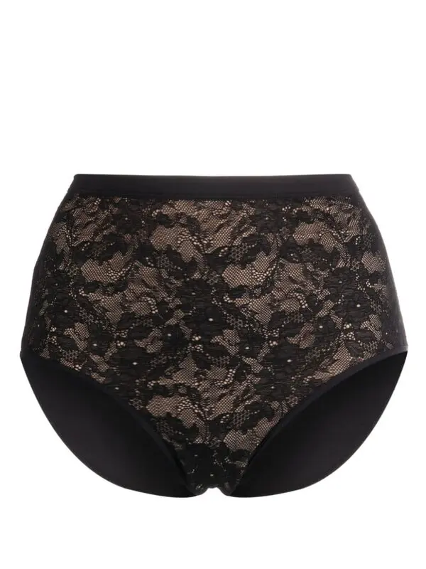 Marlies Dekkers Taboo Floral-lace High-waist Briefs - Black