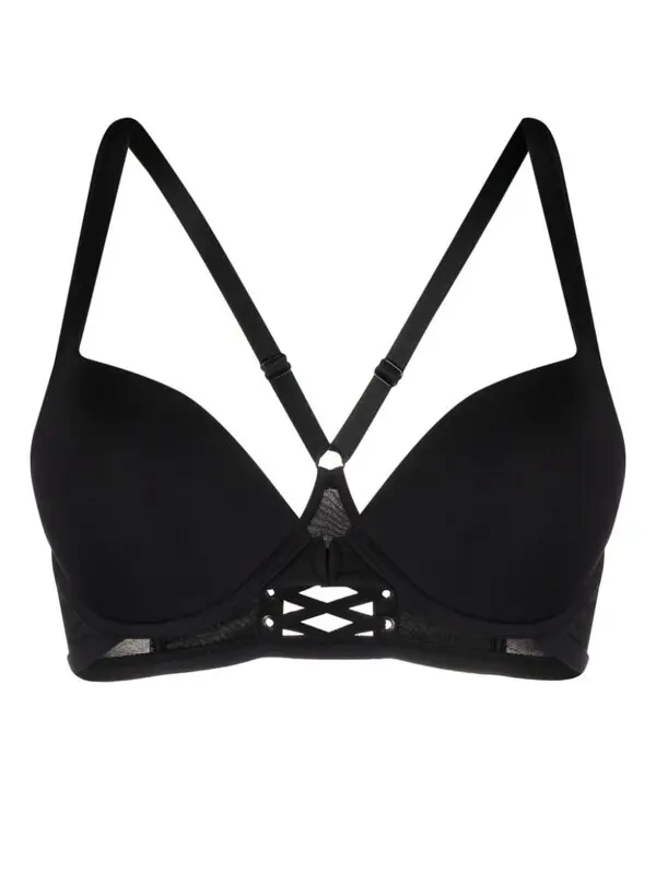 Marlies Dekkers Euphoria Lace-up Push-up Bra - Black