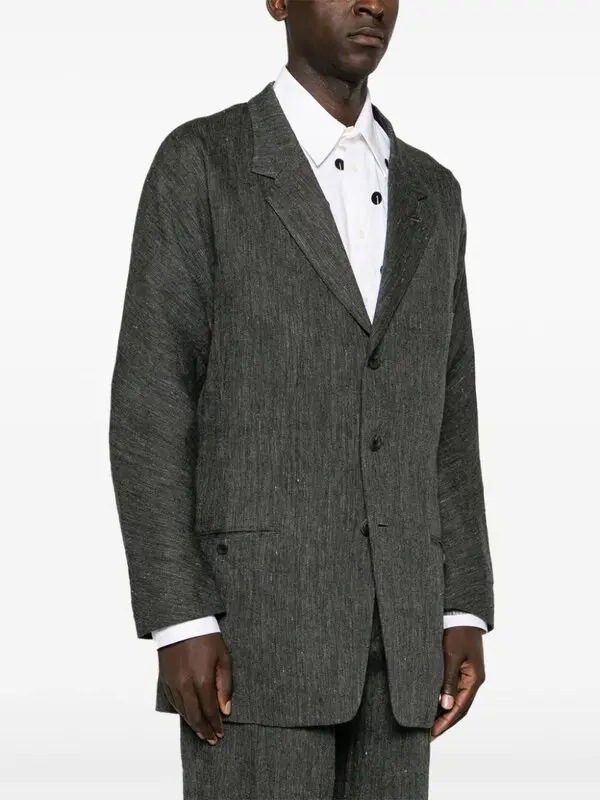 Yohji Yamamoto W-raglan Linen Blazer